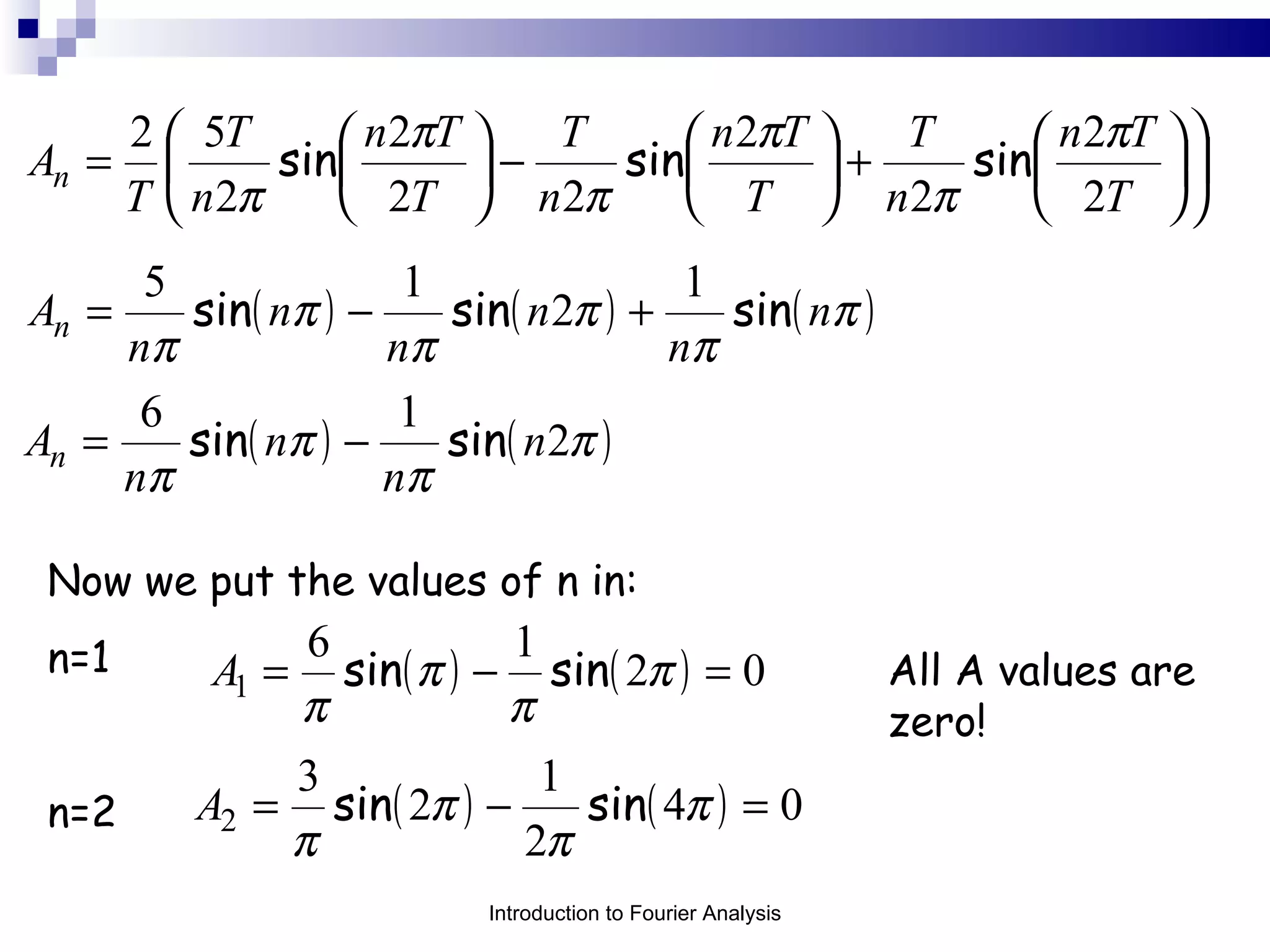 Introduction to fourier analysis | PPT