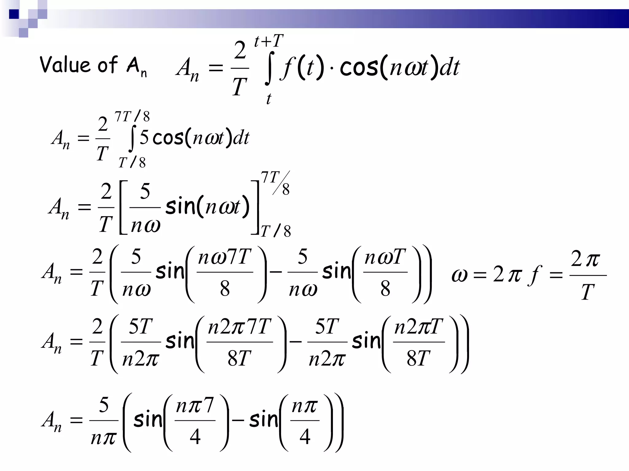 Introduction to fourier analysis | PPT