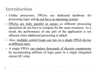 Introduction to FPGAs | PPTX