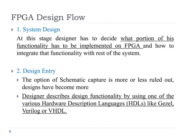 Introduction to FPGAs | PPTX | Programming Languages | Computing
