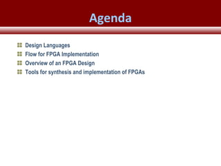 Introduction to fpga synthesis tools | PPT