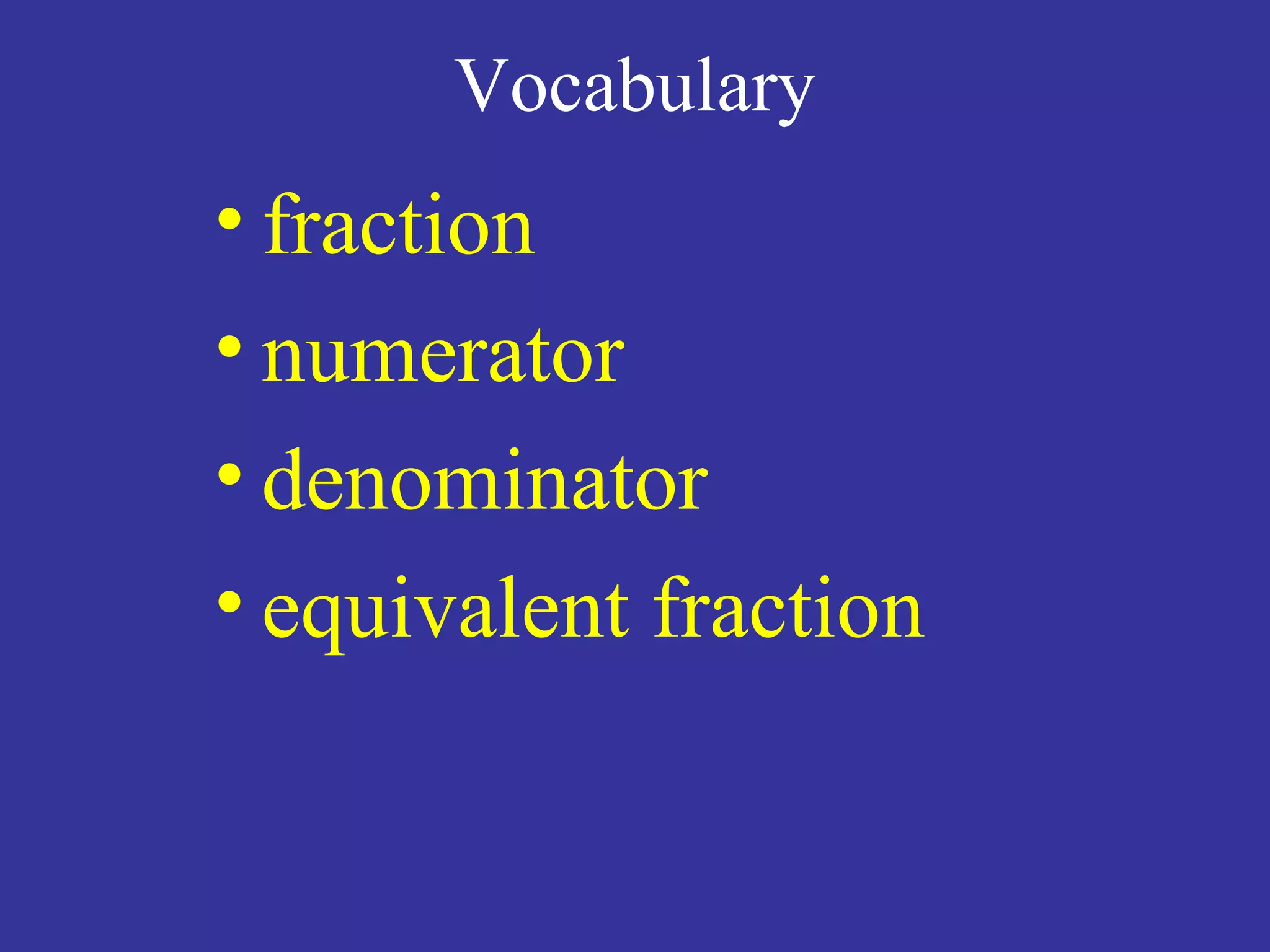 Introduction to fractions | PPT