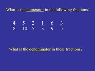 Introduction to fractions | PPT