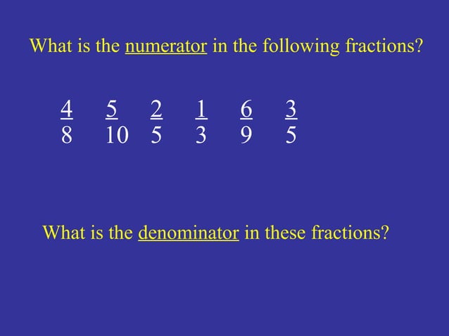 Introduction to fractions | PPT