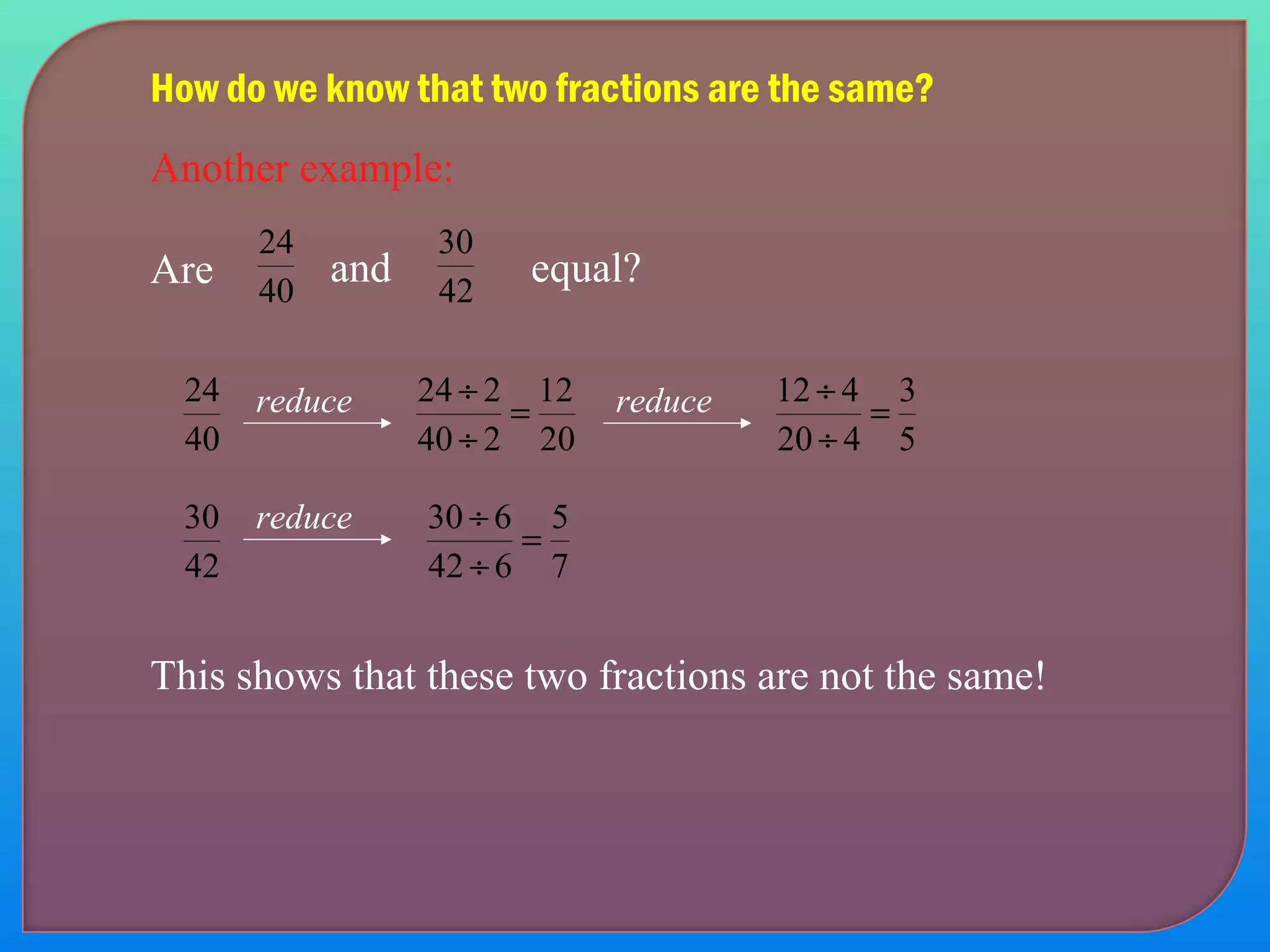 Introduction to fractions and concepts | PPT
