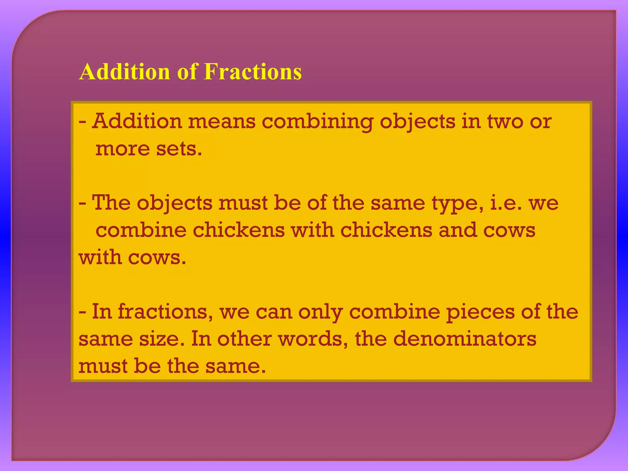 Introduction to fractions and concepts | PPT