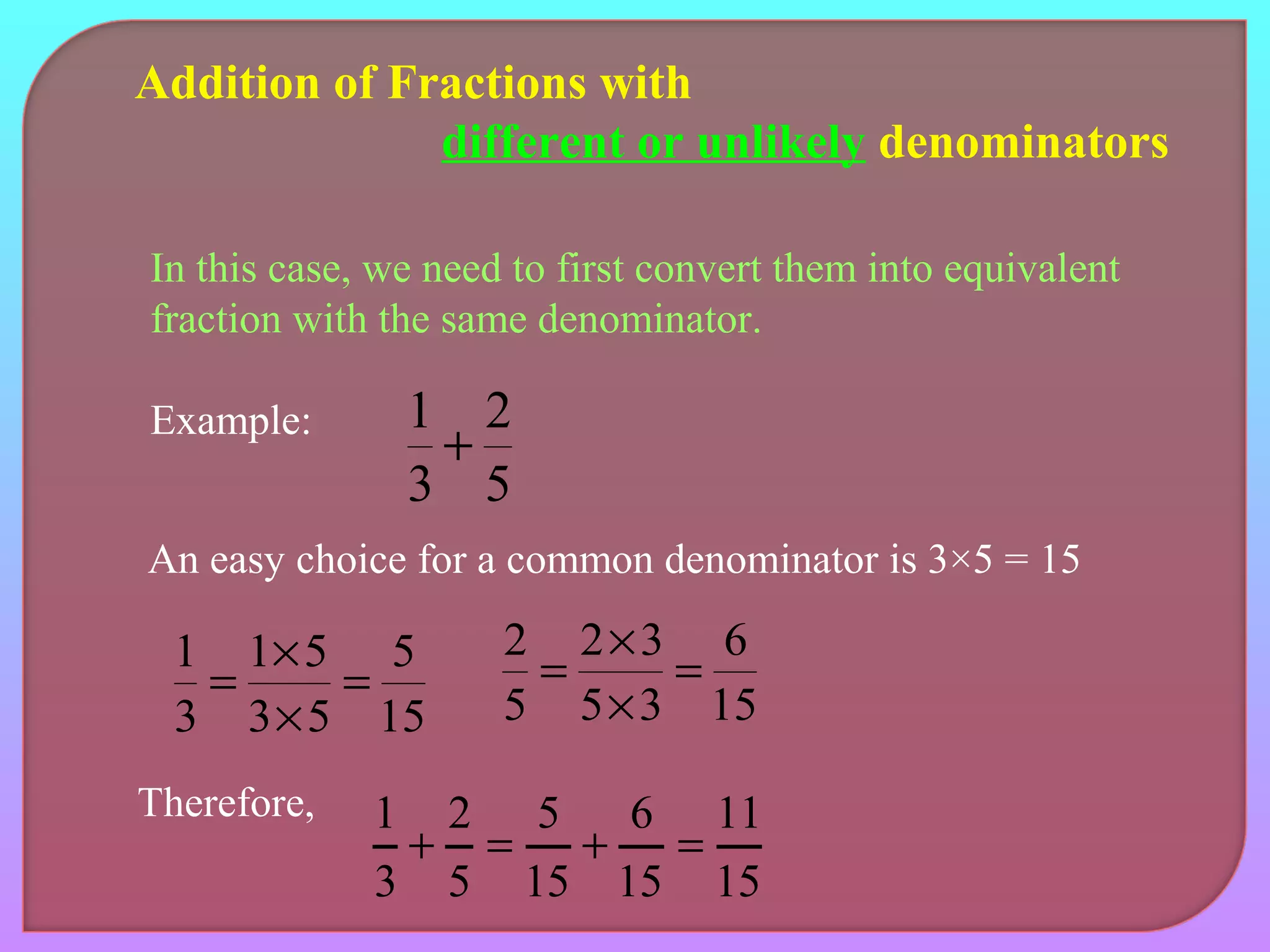 Introduction to fractions and concepts | PPT