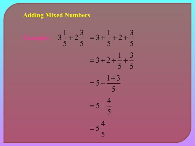 Introduction to fractions and concepts | PPT | Desserts and Baking | Food & Drink