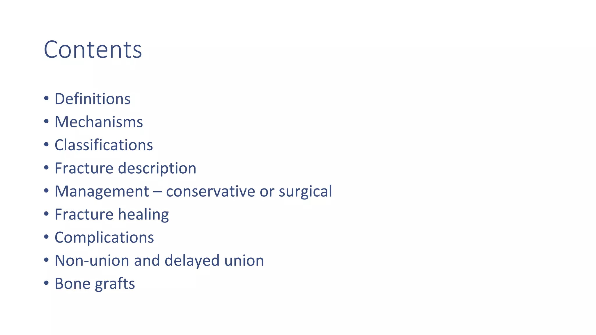 Introduction to fractures | PPTX