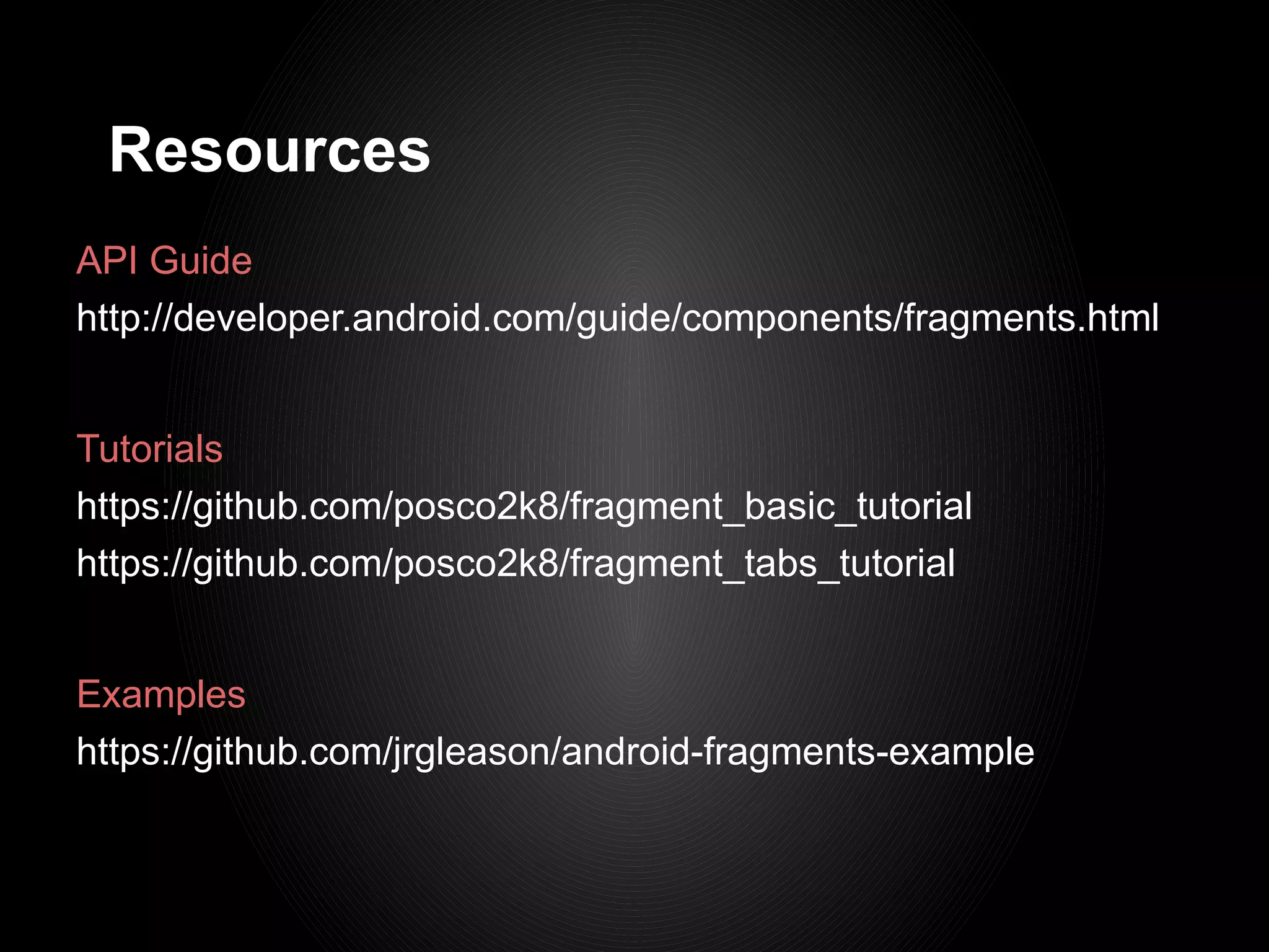 Introduction To Fragments In Android Pdf Programming Languages 5163