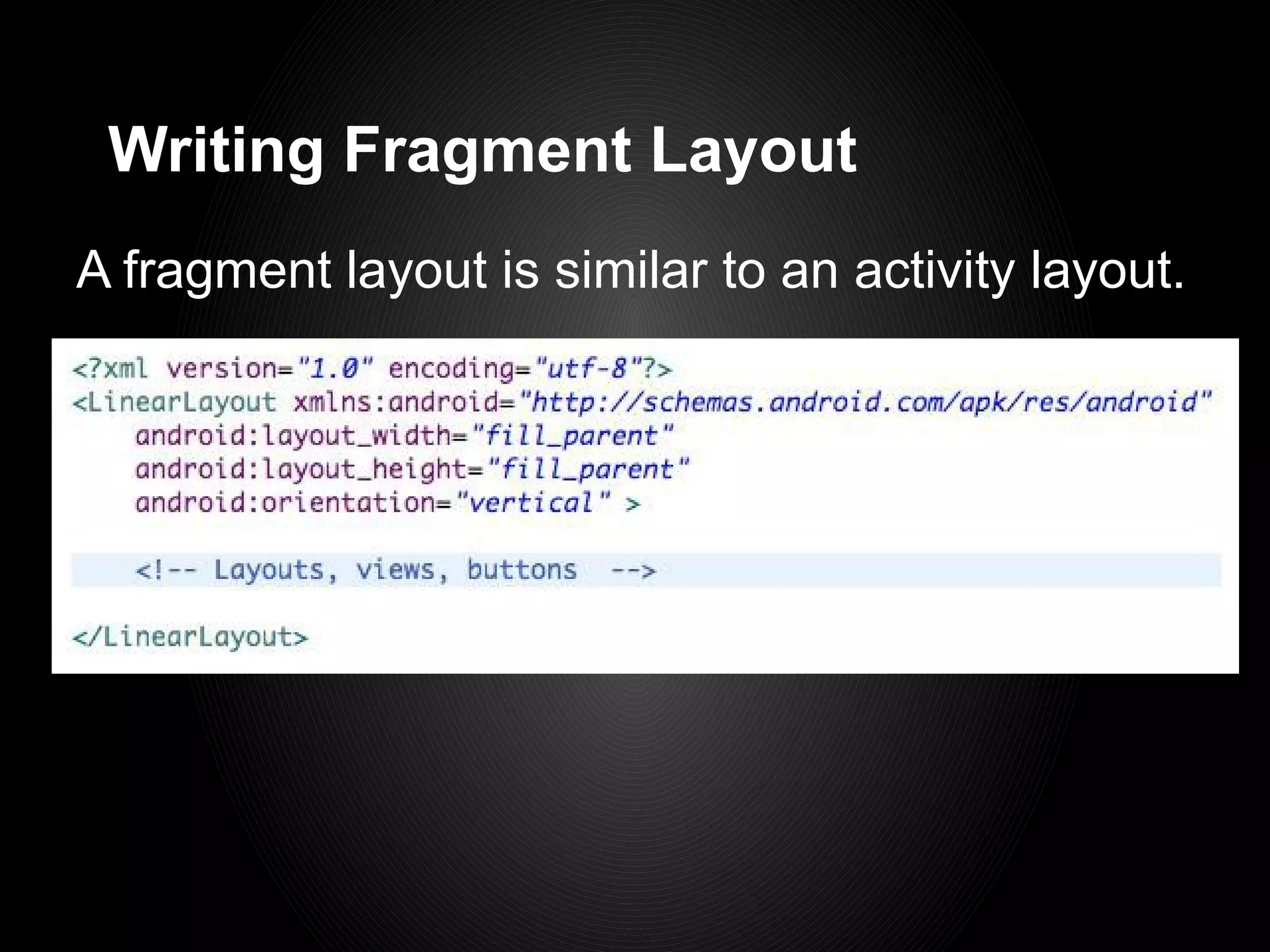 Introduction To Fragments In Android Pdf Programming Languages