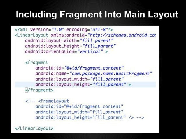 Introduction To Fragments In Android Pdf Programming Languages