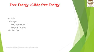 Introduction to free energy functions | PDF