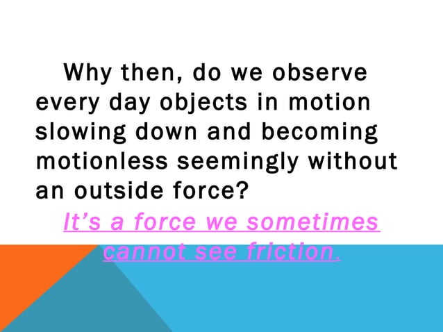 Introduction to friction | PPT