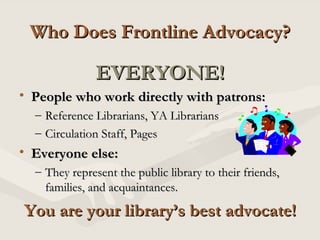 Introduction To Frontline Advocacy | PPT