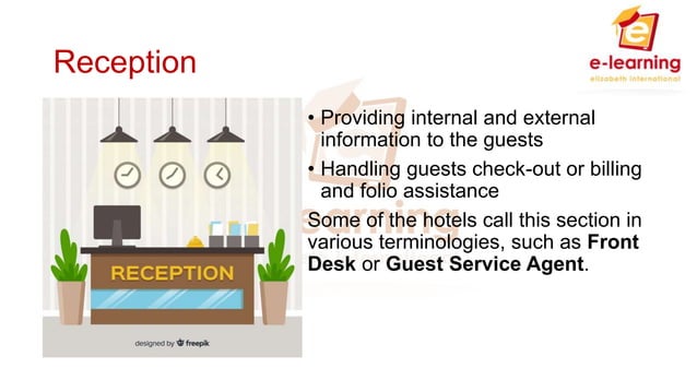 Introduction to front office lesson 1 | PPTX | Business Travel | Travel ...