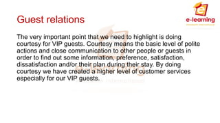 Introduction to front office lesson 1 | PPTX