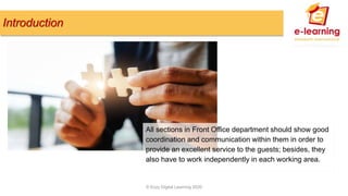 Introduction to front office lesson 1 revisi | PPTX