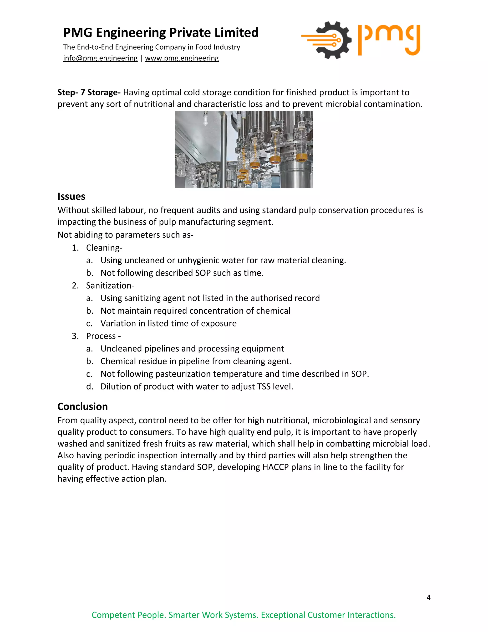Introduction to Fruit Pulp Processing- Usage, Processing Unit, Issues ...