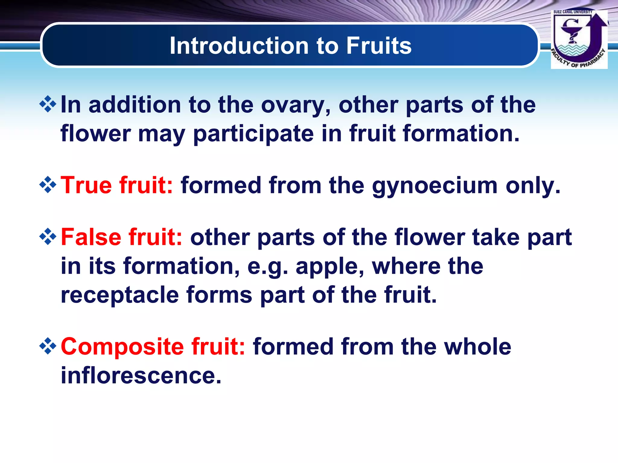 Introduction to fruits | PPTX