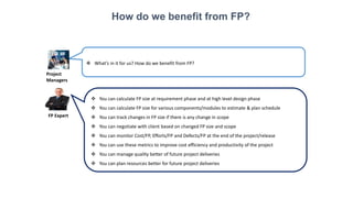 Introduction to function point analysis | PPT