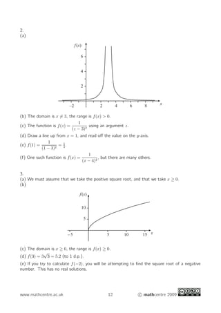 Introduction to functions | PDF
