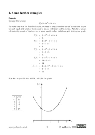 Introduction to functions | PDF