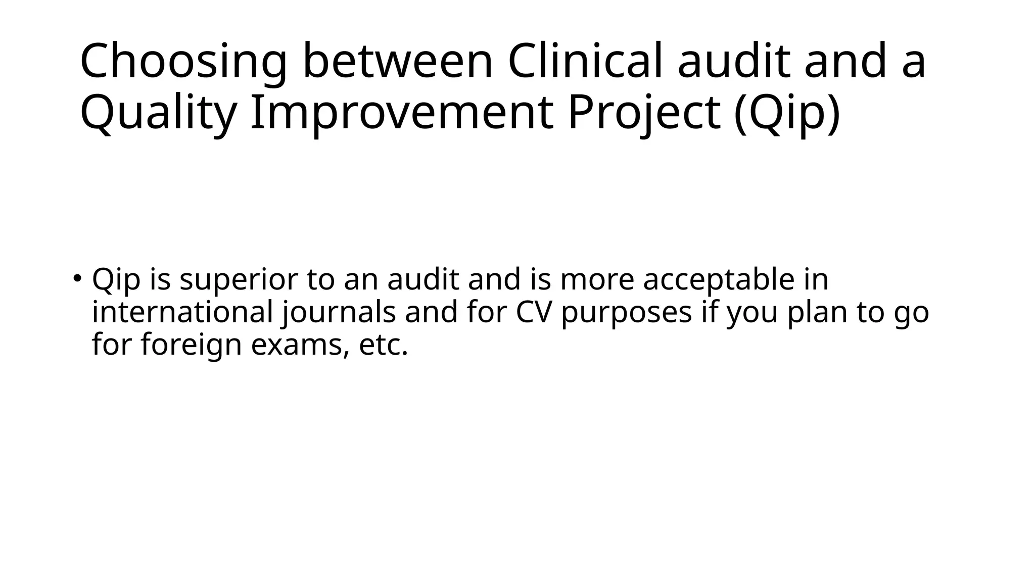 Introduction to fundamental concepts of a Clinical audit.pptx