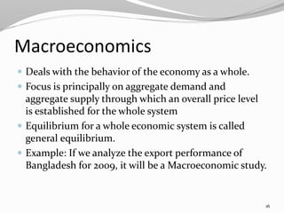 Introduction to fundamentals of economics lecture 01 class | PPT
