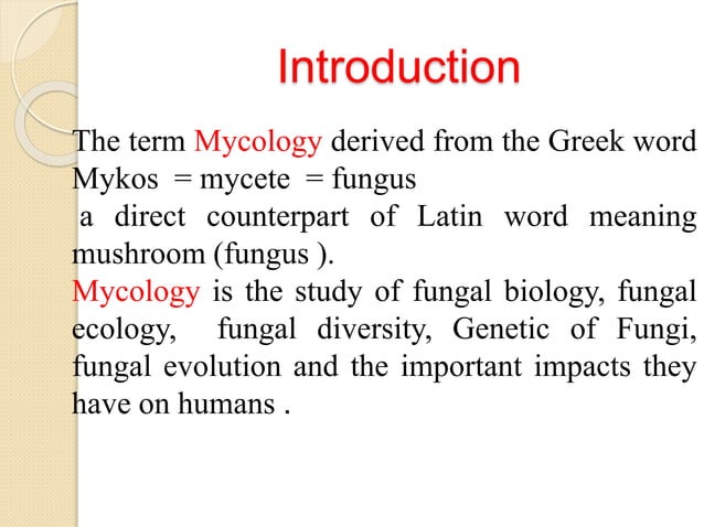 Introduction to fungi | PPT