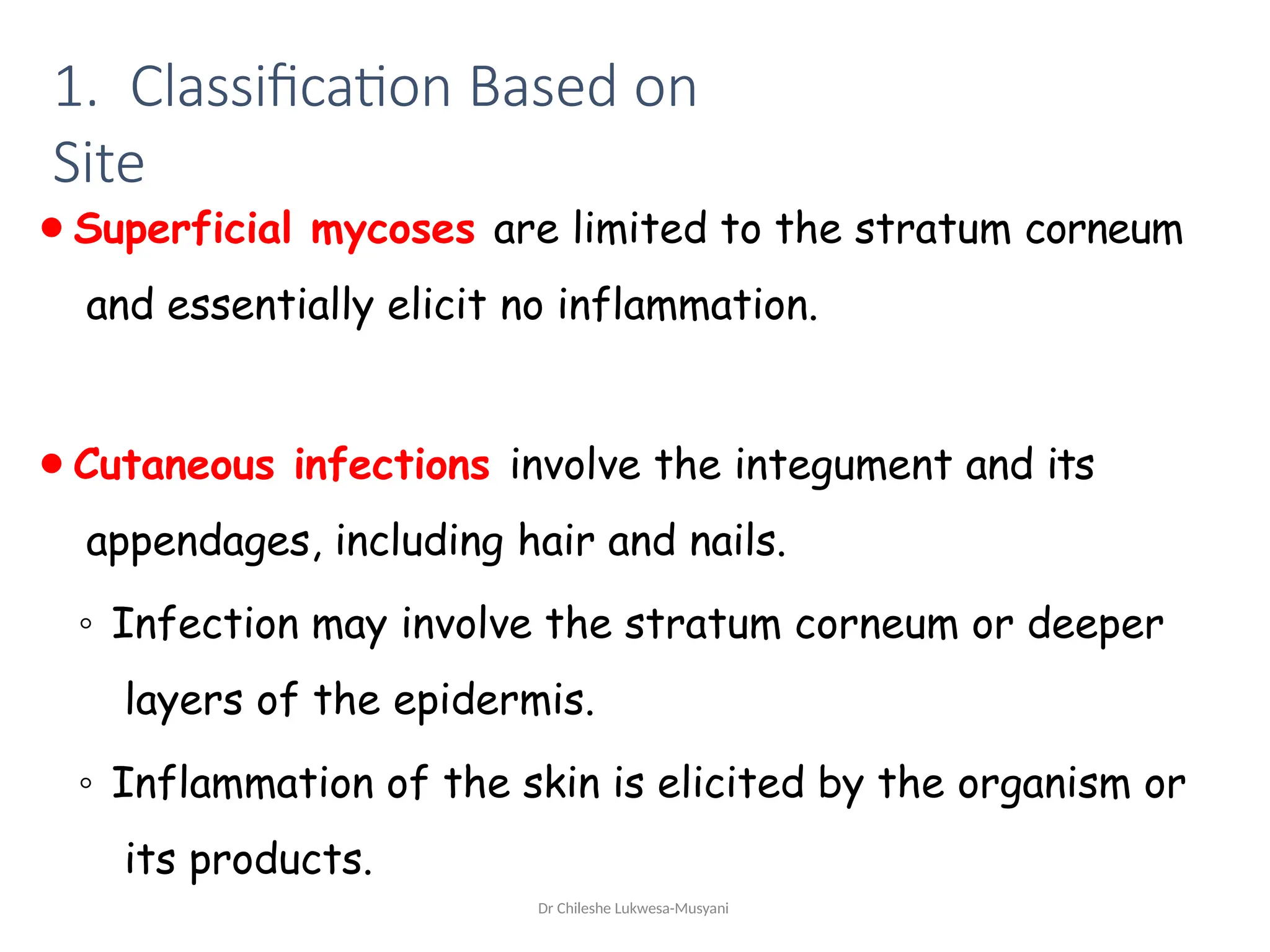 Introduction to fungi and mycoses.pptx . | PPTX
