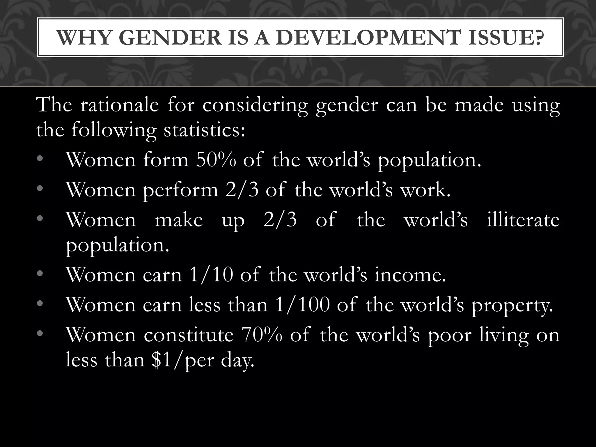 BASIC GENDER SENSITIVITY TRAINING | PPTX