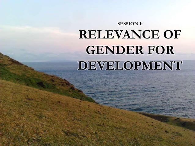 BASIC GENDER SENSITIVITY TRAINING | PPTX | Debated Sensitive Social ...