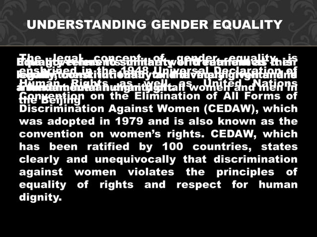 BASIC GENDER SENSITIVITY TRAINING | PPTX | Debated Sensitive Social ...