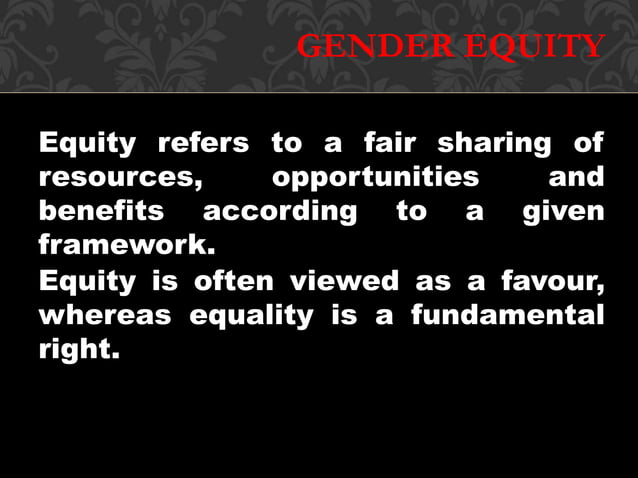 BASIC GENDER SENSITIVITY TRAINING | PPTX | Debated Sensitive Social ...