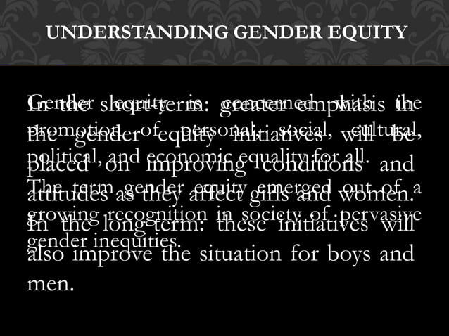BASIC GENDER SENSITIVITY TRAINING | PPTX | Debated Sensitive Social ...