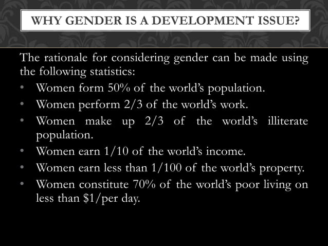 BASIC GENDER SENSITIVITY TRAINING | PPTX | Debated Sensitive Social ...