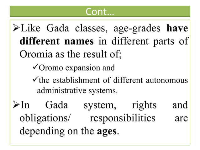 Introduction to Gada System-1.pptx | Adoption and Fostering | Parenting