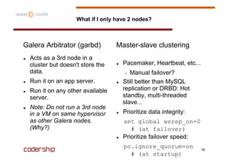 Introduction to Galera Cluster | PPT