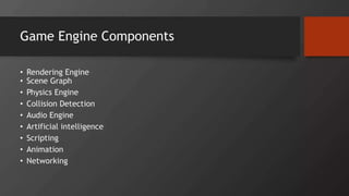Game Engine : Concepts & Components | PPT