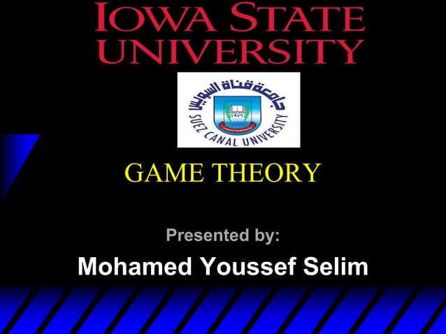 Introduction to game theory | PPT