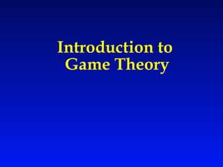 Introduction to Game Theory for engineering.ppt