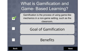 Introduction to Gamification and Game Based Learning | PPT