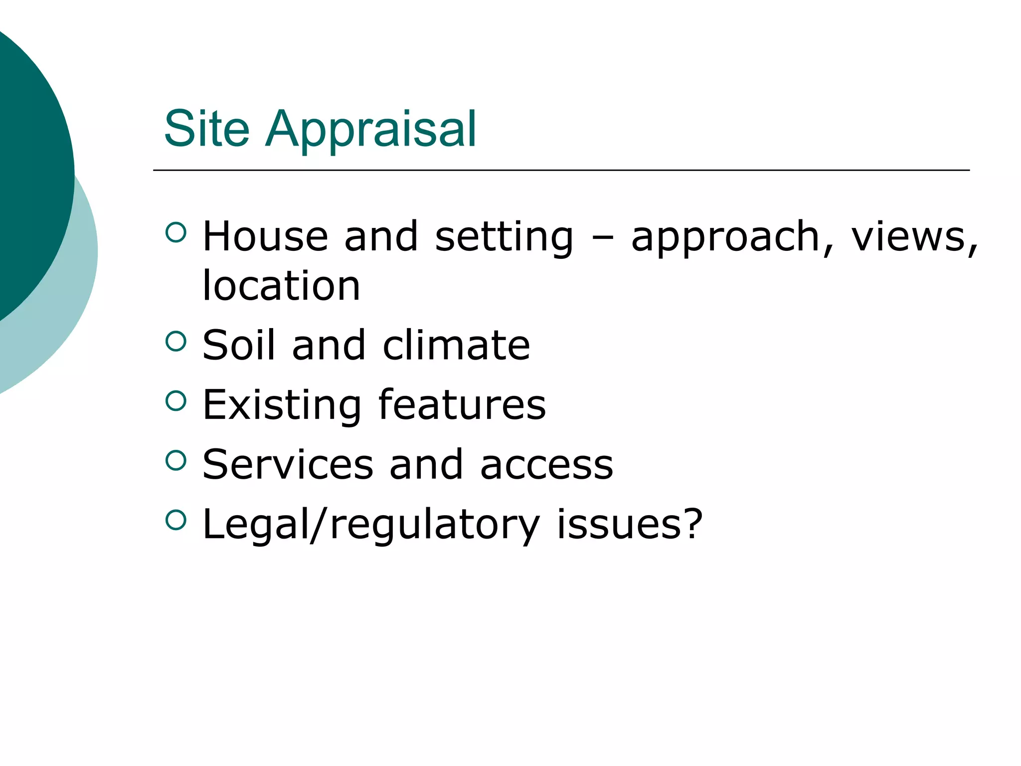 Introduction to garden design session 1 | PPT | Free Download