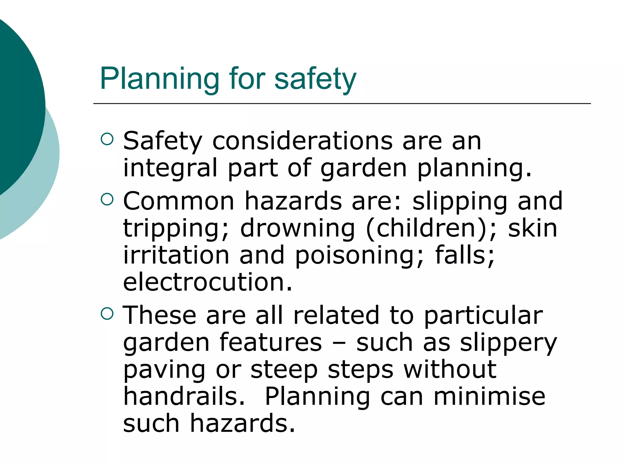 Introduction to garden planning and design session 2 slides | PPT ...