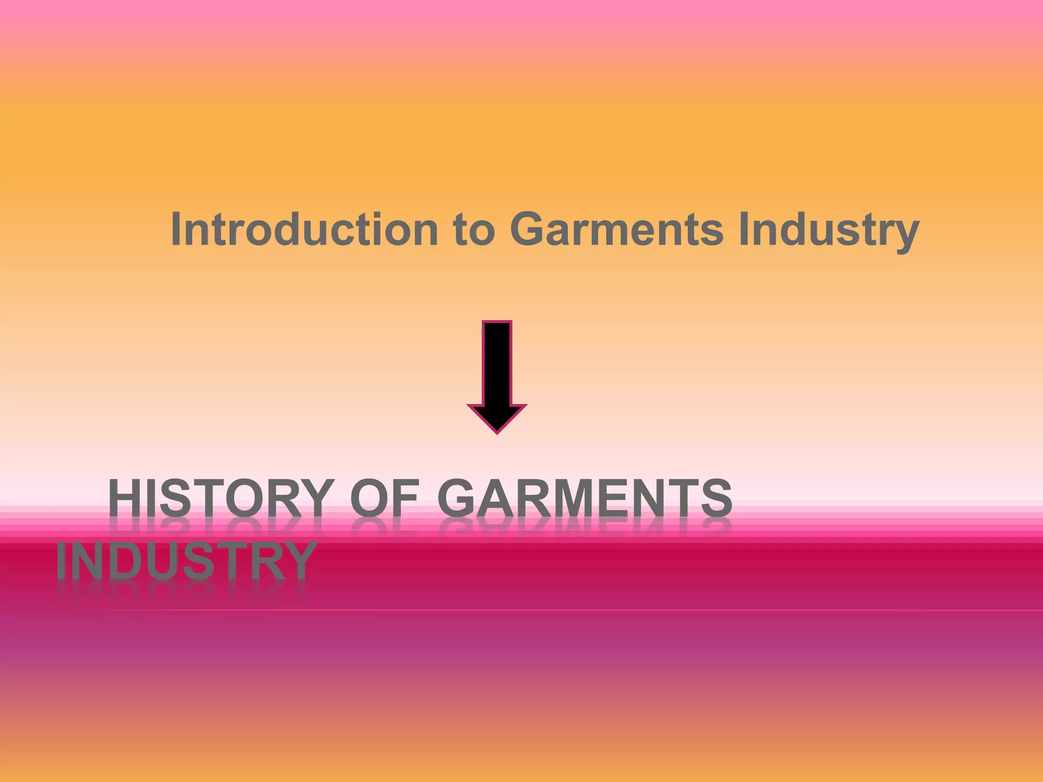 Introduction to garments(1) | PPTX