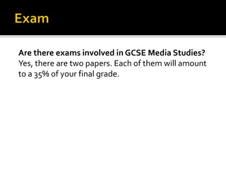 Introduction to GCSE media studies | PPTX