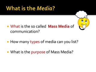 Introduction to GCSE media studies | PPTX