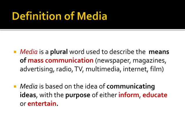 Introduction to GCSE media studies | PPTX