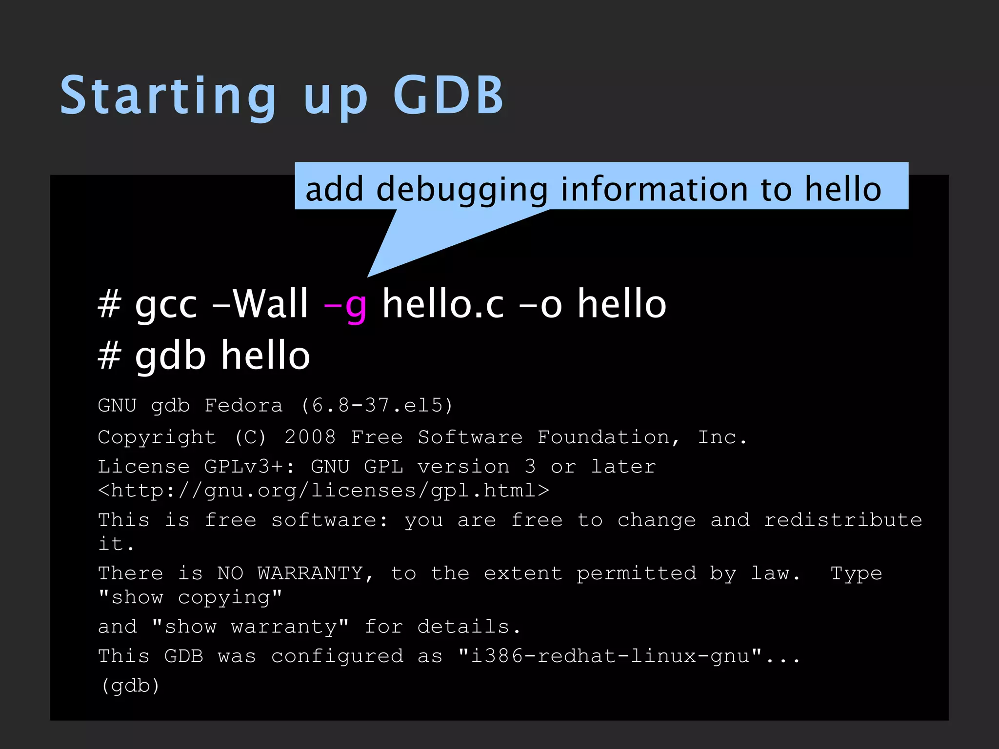 Introduction to gdb | PPT